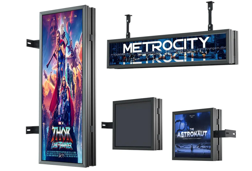 Advertising Double Sided Outdoor Restaurant Menu Led Lighting Boxes ...